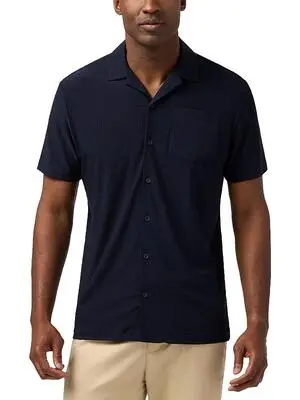 Mizzen+main Copa Camp Shirt Navy Regular
