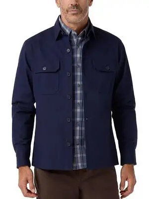 Mizzen+main Warren Shirt Regular Fit Jacket Navy