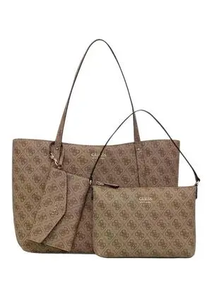 GUESS Brenton Monogram-print Tote Bag