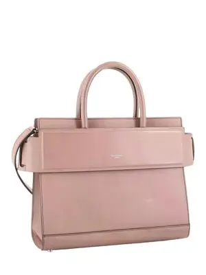 Givenchy Horizon Satchel Leather Small Tote Bag Neutrals