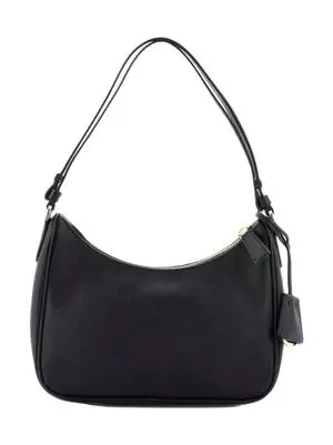 Prada Re-edition Hobo Saffiano Leather Mini Shoulder Bag - Black