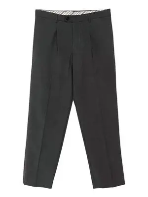 AMARANTO Pleated Straight-leg Tailore Trousers