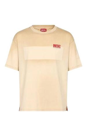 DIESEL® T-shirt Size Cotton - Beige