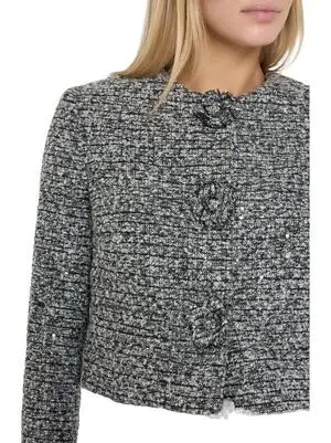 MILLY Selena Cropped Jacket