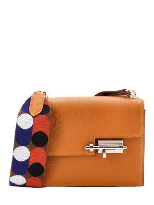 HERMÈS Verrou Bag Chevre Mysore And Canvas Mini