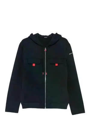 Kiton Hooded Zip-up Jumpsuit - Blue