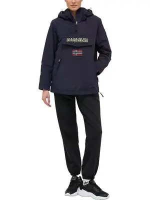 NAPAPIJRI Rainforest Pocket Logo-patch Jacket Blue