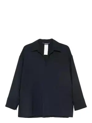 Max Mara Virgin Wool Blouse Black
