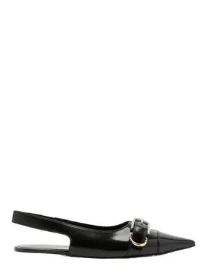 GIVENCHY Voyou Buckle-detail Slingback Ballet Flats