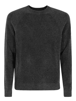 RRD Ribbed-knit Raglan-sleeve Sweater
