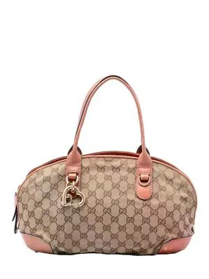 GUCCI 2016-2026 Gg Canvas Heart Bit Satchel
