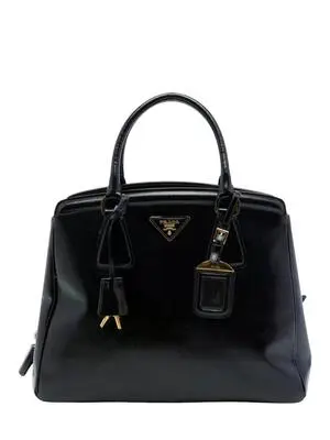 PRADA 2015-2026 Medium Saffiano Vernice Parabole Tote Bag