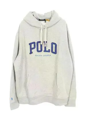 Polo Ralph Lauren Logo Pullover Hoodie - Grey