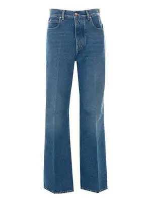 Bottega Veneta Flared Jeans Medium Wash Indigo - Blue
