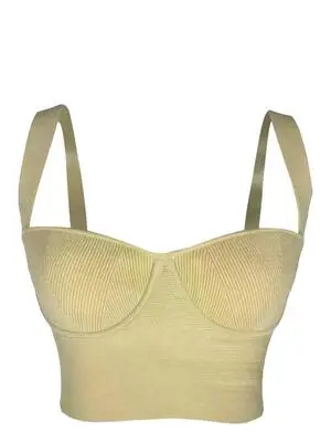 GALVAN Knitted Crop Top
