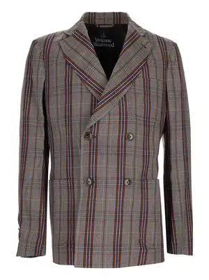 VIVIENNE WESTWOOD Giacca Doppiopetto "cruise" Multicolour