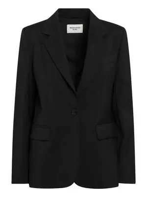 MAX MARA Max Mara Weekend Single-Breasted Stretch Wool Blazer