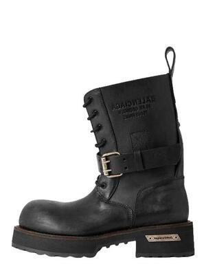 Balenciaga Venom Lace-up Bootie - Black