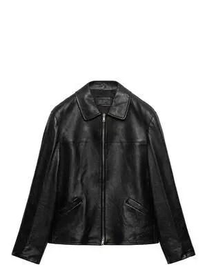 PRADA Nappa Leather Blouson Jacket
