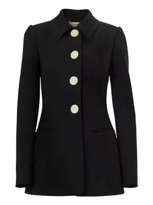CAROLINA HERRERA Point-collar Button-up Jacket