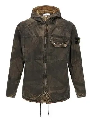 Stone Island '1200038' Overshirt Brown