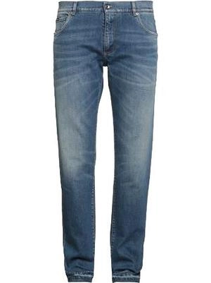 DOLCE & GABBANA Man Jeans Blue Size 28 Cotton, Elastane