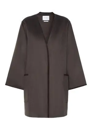 Max Mara Max Mara Flipper Cape-style Coat Mud