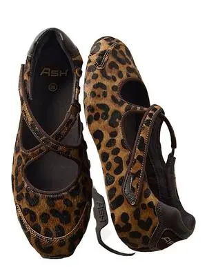 Ash Kore Animal-print Mary Jane Sneakers - Leopard