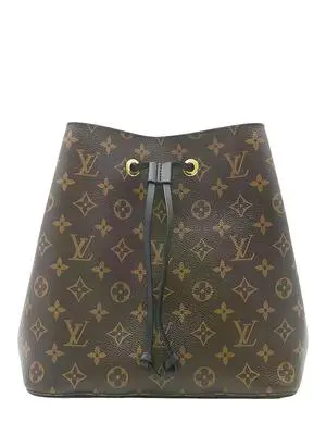 LOUIS VUITTON 2019 Monogram Neonoe Mm Bucket Bag - Brown