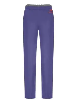 MIU MIU X NEW BALANCE Miu Miu X New Balance Technical Poplin Jogger Trousers With Zip Pockets & Side Hem Slits