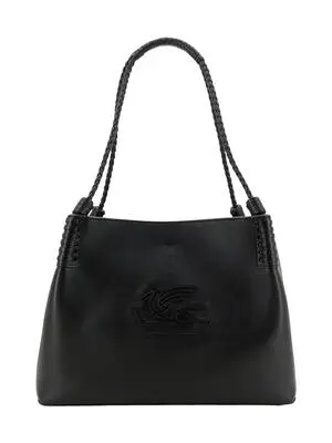 Etro Etro Women Libra Leather Shopping Bag Multicolor