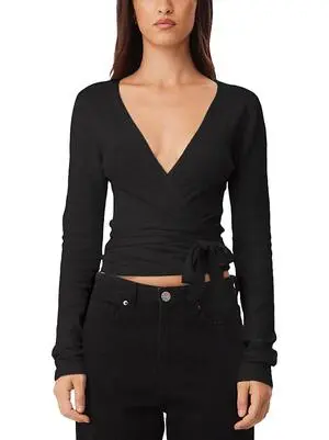 SNDYS. Nikola Wrap Top