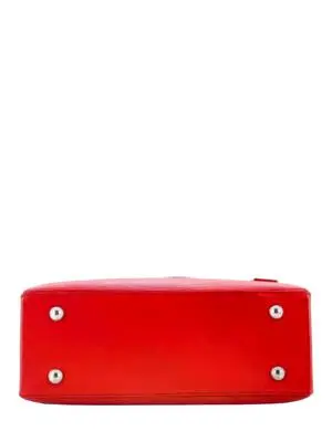 LOUIS VUITTON Kleber Handbag Epi Leather Pm Tote Bag Red