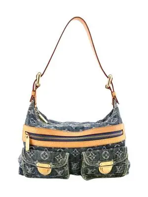 LOUIS VUITTON Baggy Handbag Denim Pm Shoulder Bag - Indigo Denim