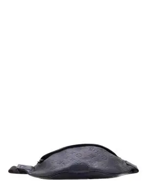 LOUIS VUITTON Discovery Bumbag Monogram Shadow Leather Pm Belt Bag - Black