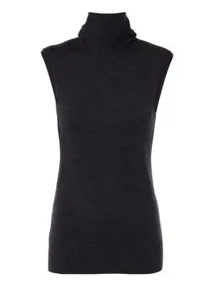 TOTEME Sleeveless Sweater Black