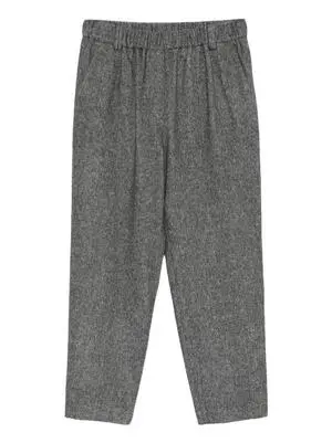 ANTONELLI FIRENZE Herringbone Stretch Casual Trousers