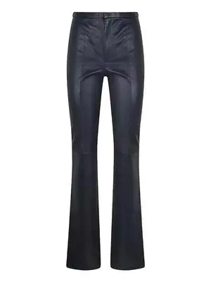 STOULS Icham Leather Flared Trousers