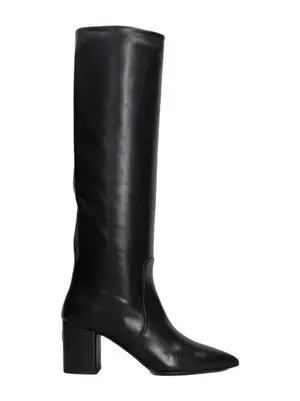 VIA ROMA 15 Pointed-toe Knee-high Boots