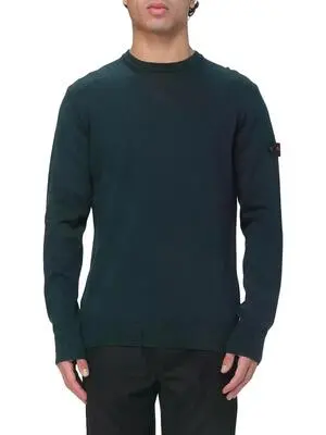 Peuterey Logo-patch Elbow-patch Sweater Green