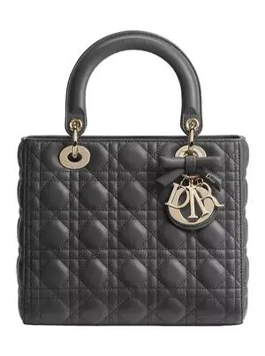 Dior Medium Lady Dior Bag Grey
