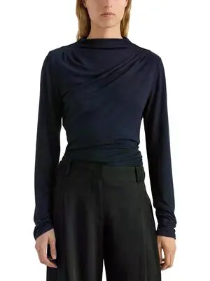 PROENZA SCHOULER WHITE LABEL Mimi Marled-jersey Top