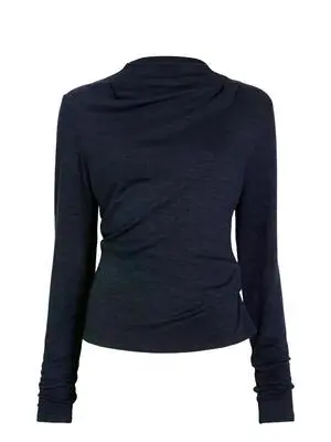 PROENZA SCHOULER WHITE LABEL Mimi Marled-jersey Top