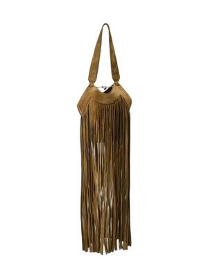 KHAITE Lotus Tassel Leather Handbag