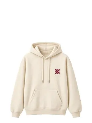 NABA CLOTHING Neutrals Naba Diaspora Cream Hoodie