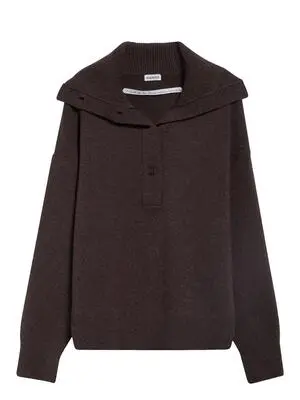 NACKIYE Mixtape Wool & Cashmere Sweater Choco