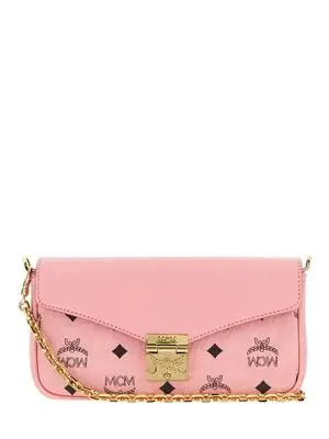 MCM Mcm Traci V Mini Printed Canvas Shoulder Bag