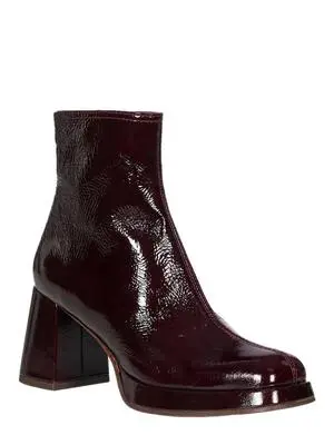 CHIE MIHARA Ketin Patent-finish Platform Ankle Boots