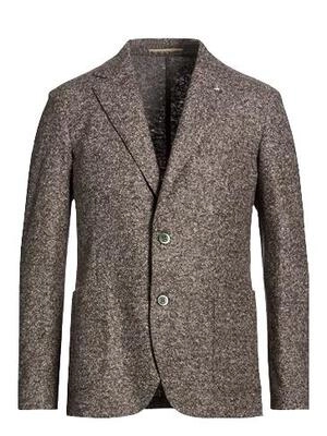 AT.P.CO At. P.co Man Blazer Charcoal Size 38 Wool, Polyester, Silk