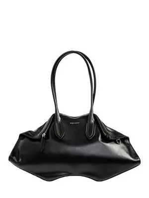Alexander McQueen Manta Nappa Leather Bag - Black